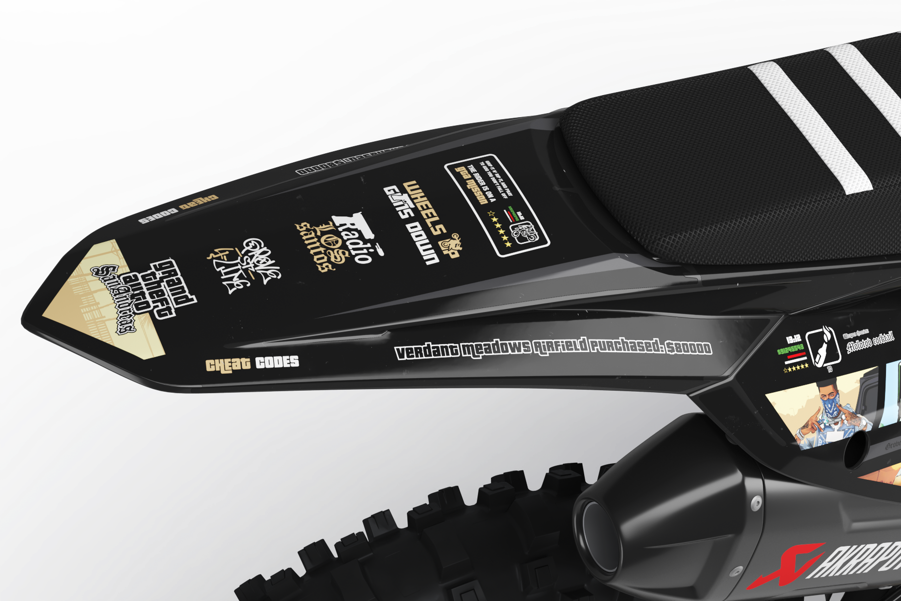 SAN ANDREAS graphics kit for KTM's - ptdgraphics
