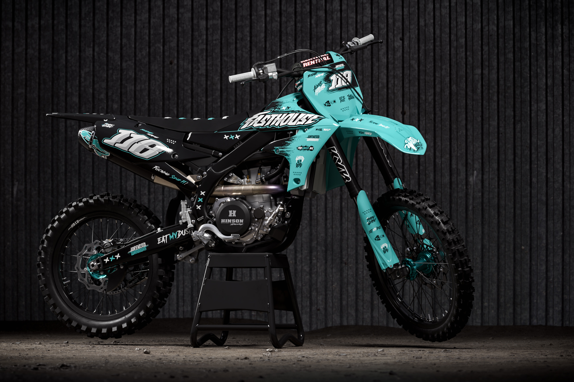 DUBLIN graphics kit for Yamaha's - ptdgraphics
