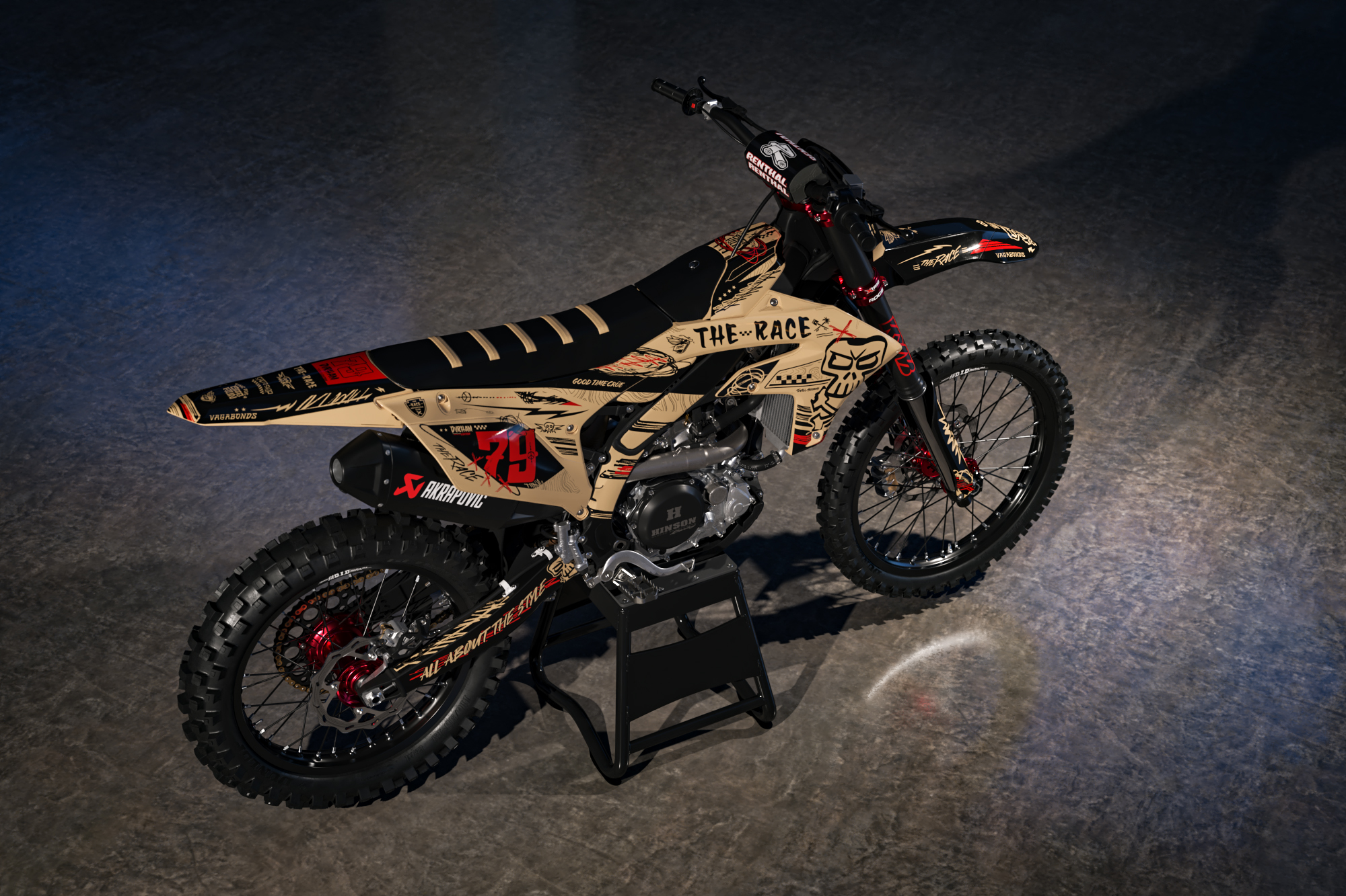 TIJUANA graphics kit for Yamaha's - ptdgraphics